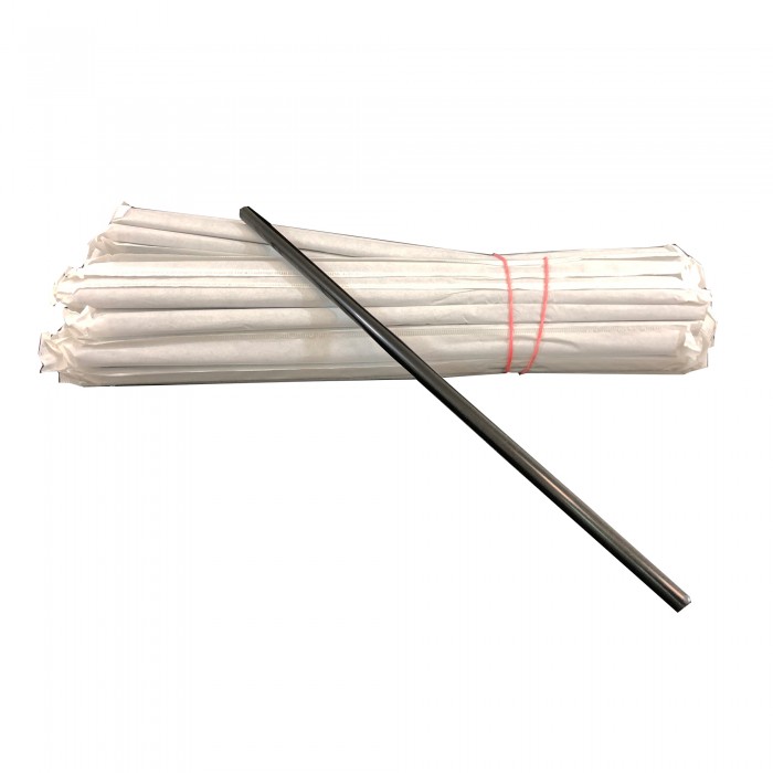 8 6mm Straight Straw Black With Paper Wrap 10 000pcs